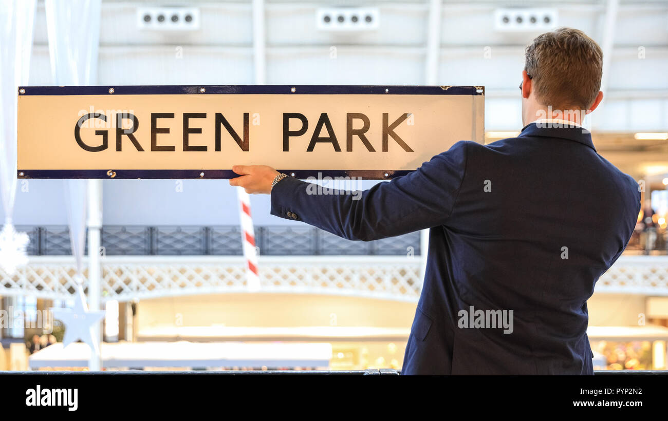 Olympia Exhibition Centre, London, UK, 29th Oct 2018. A representative ...