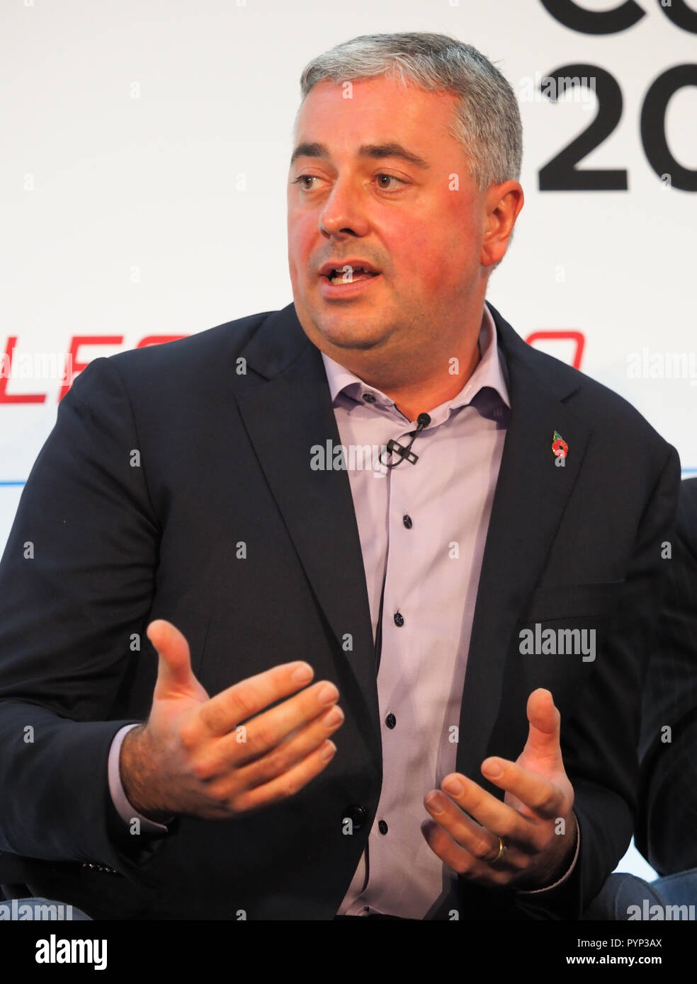 London, UK. 29th Oct, 2018. Stewart Wingate, CEO London Gatwick Airport ...