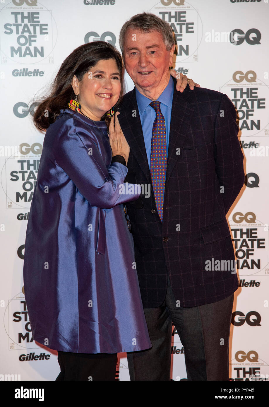 LONDON, ENGLAND - OCTOBER 29: Kimberly Quinn and Stephen Quinn attends ...