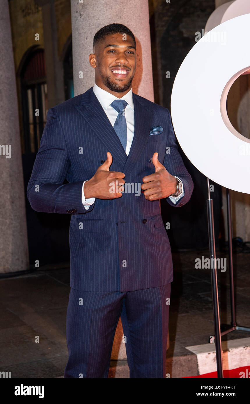 LONDON, ENGLAND - OCTOBER 29: Anthony Joshua attends the GQ 30th ...
