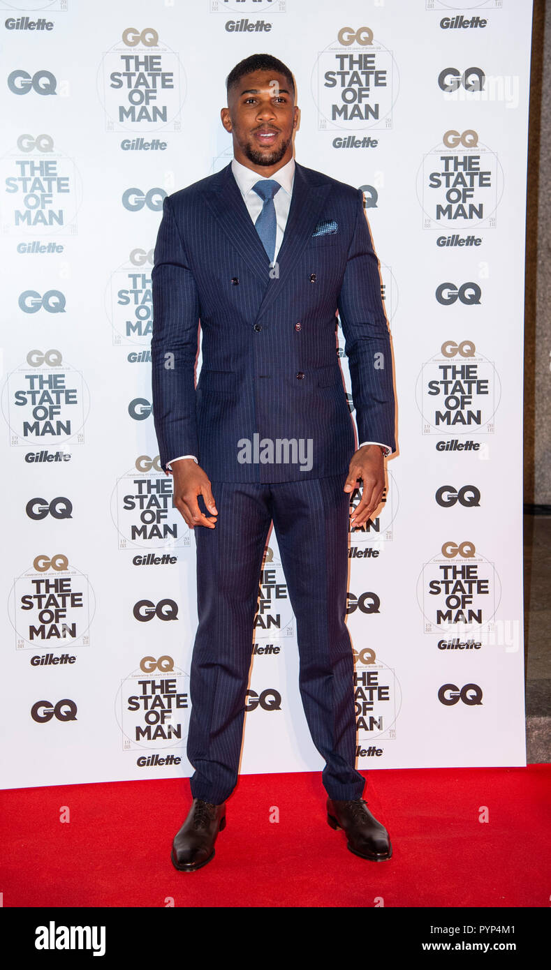LONDON, ENGLAND - OCTOBER 29: Anthony Joshua attends the GQ 30th ...