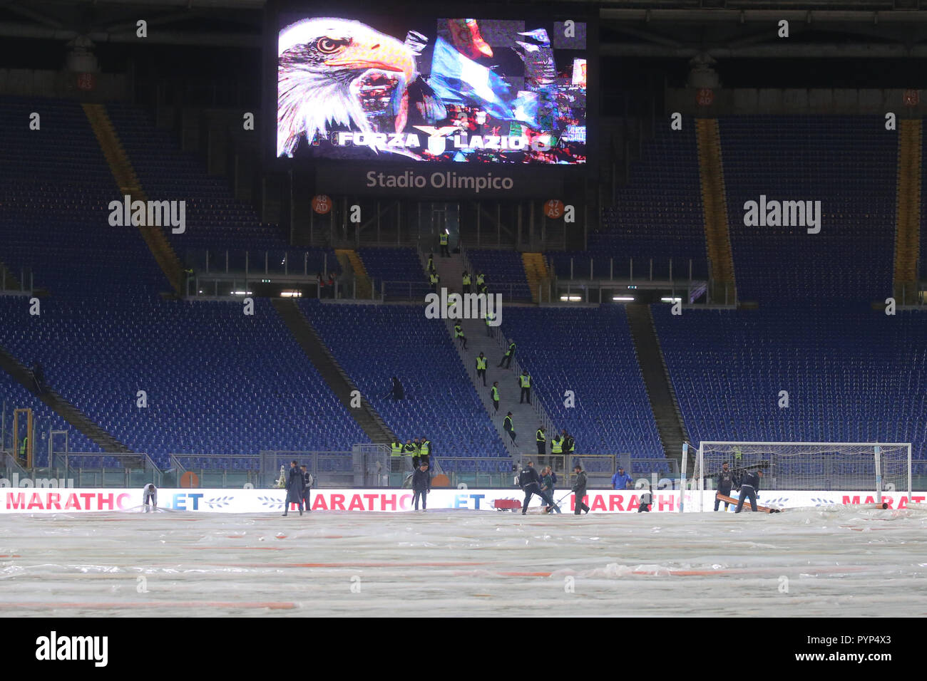 Rome, Italy. 29th Oct, 2018. Italian Serie A football match SS Lazio ...