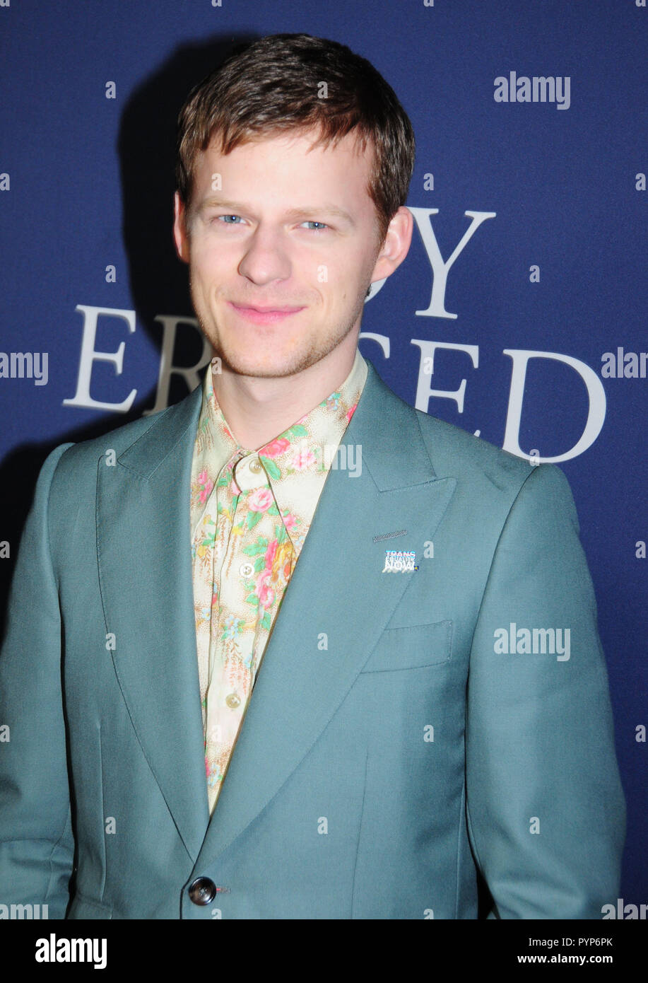 LOS ANGELES, CA - OCTOBER 29: Actor Lucas Hedges attends the premiere ...