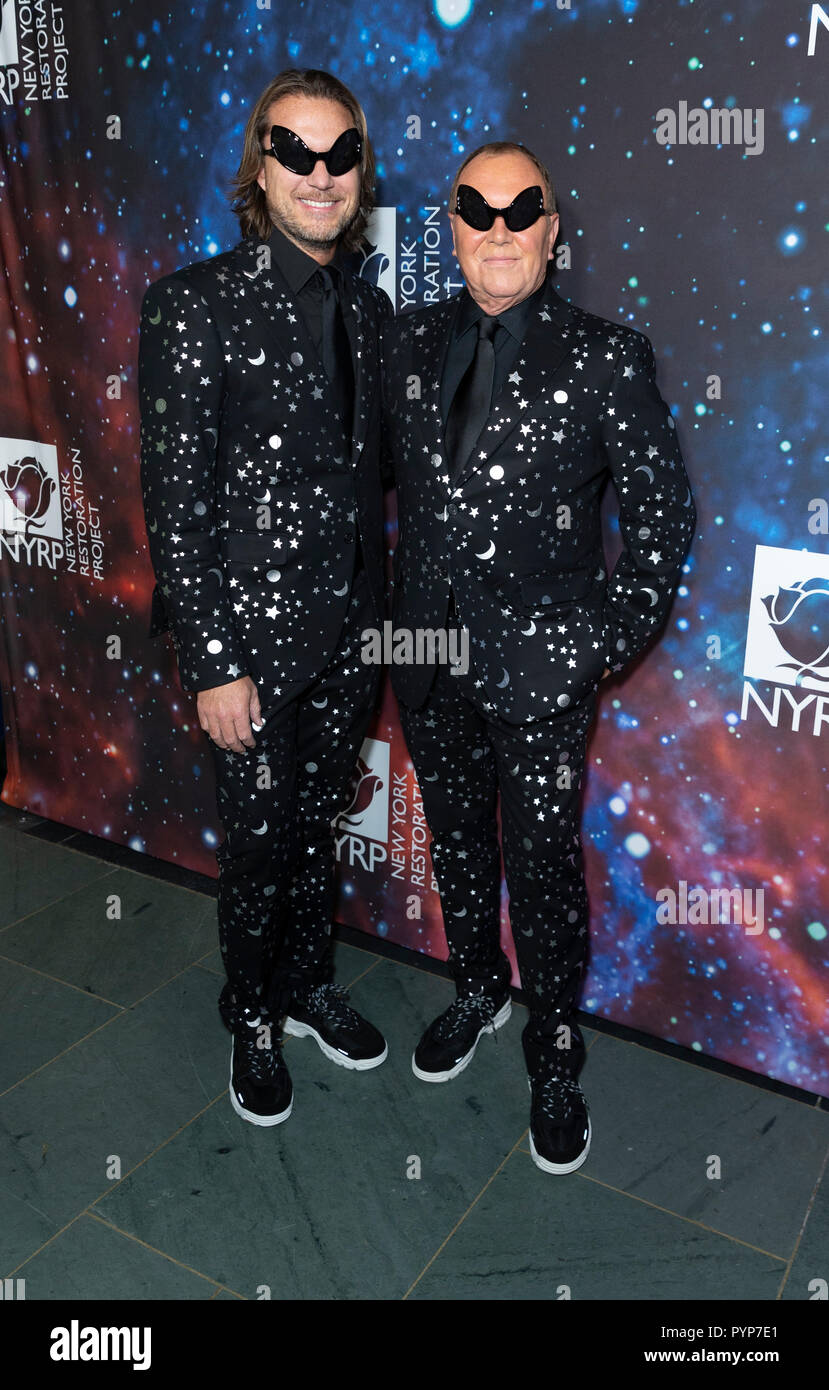 New York, NY - October 29, 2018: Lance LePere & Michael Kors attend ...