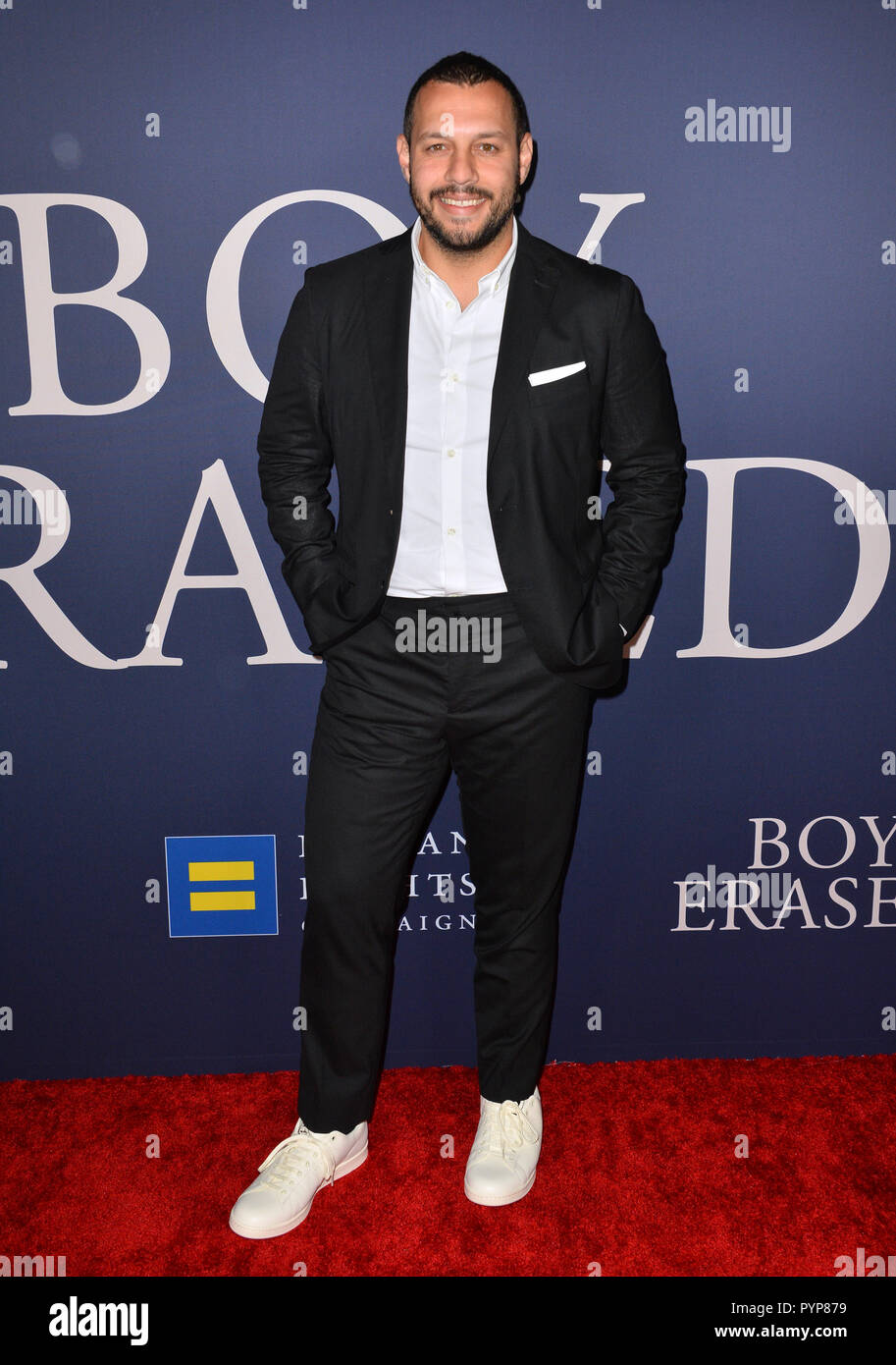 LOS ANGELES, CA. October 29, 2018: Matthew Shurka at the Los Angeles ...