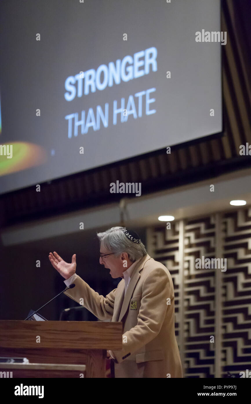 Seattle, United States. 29th Oct, 2018. Seattle, Washington: Rabbi ...