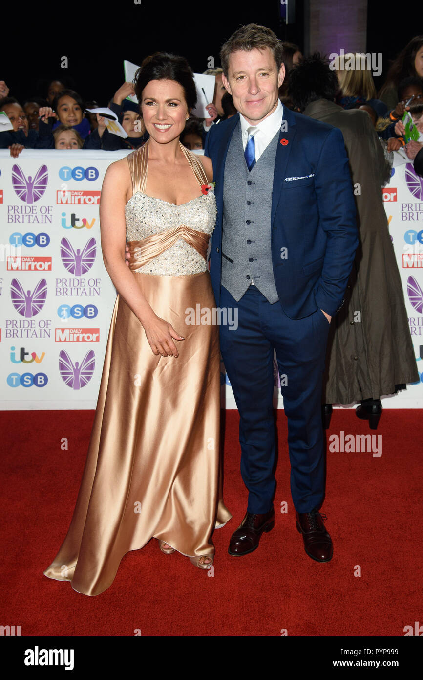 LONDON, UK. October 29, 2018: Susanna Reid & Ben Shepherd at the Pride ...