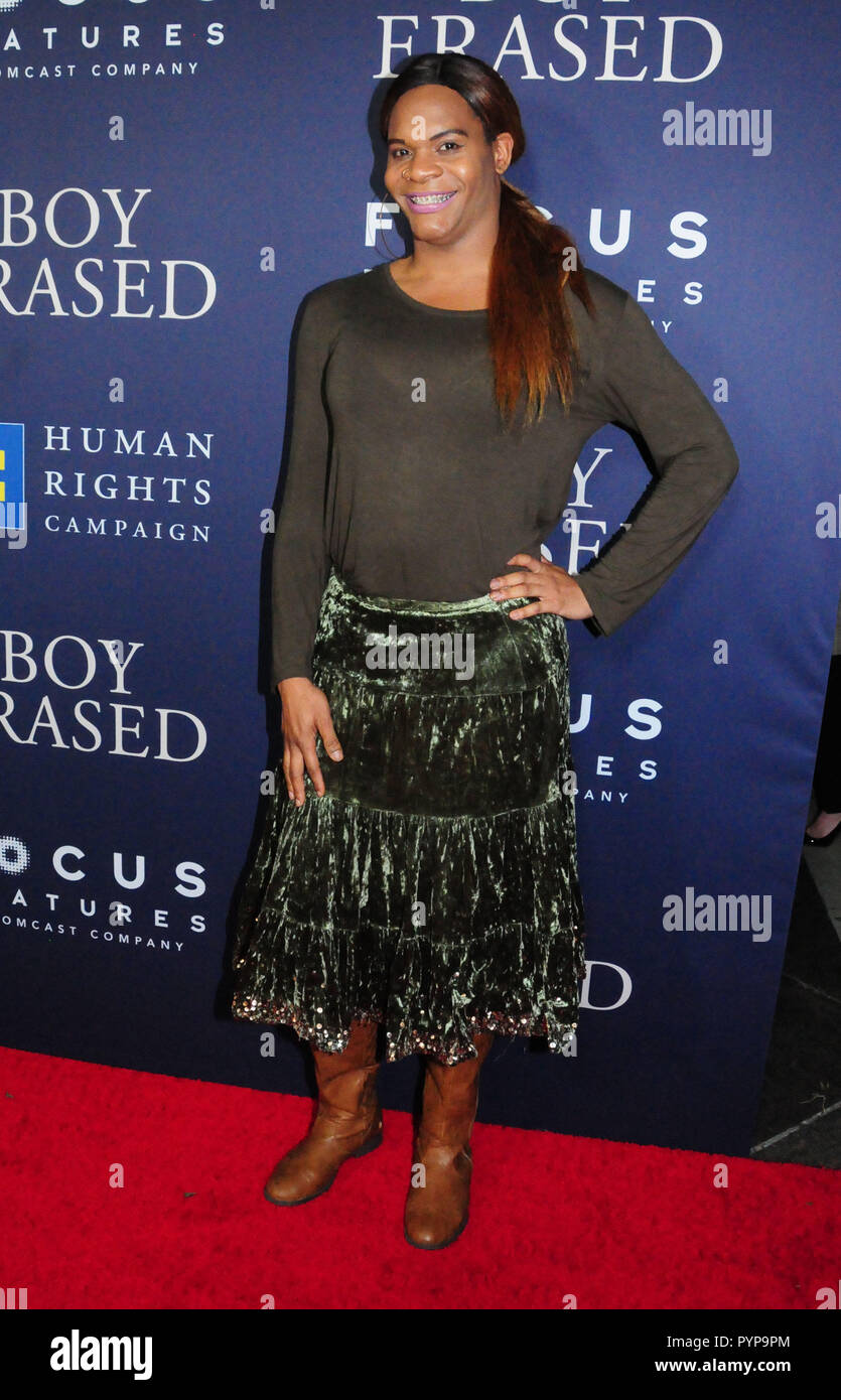 LOS ANGELES, CA - OCTOBER 29: Actress Blossom Brown attends the premiere of Focus Features' 'Boy ...