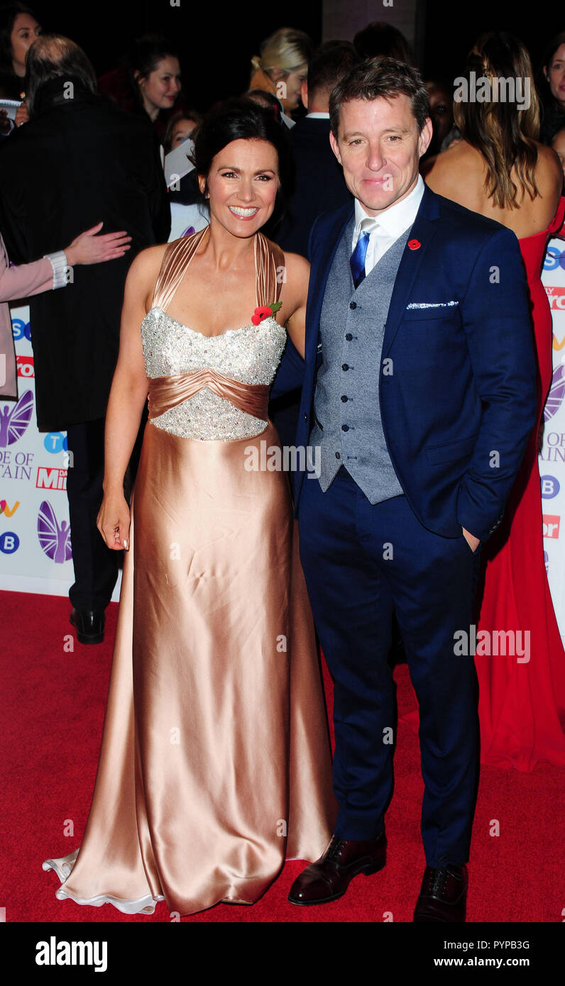 London, UK. 29th Oct, 2018. Susanna Reid & Ben Shepherd attending the ...