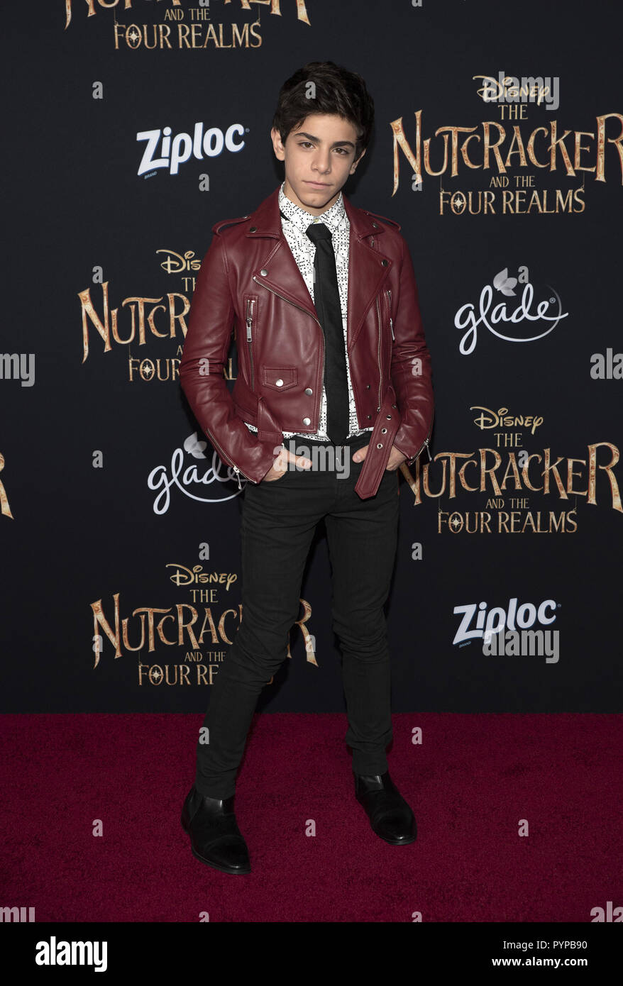 LOS ANGELES, CA - OCTOBER 29: Brandon Rossel, at the Premiere Of Disney ...