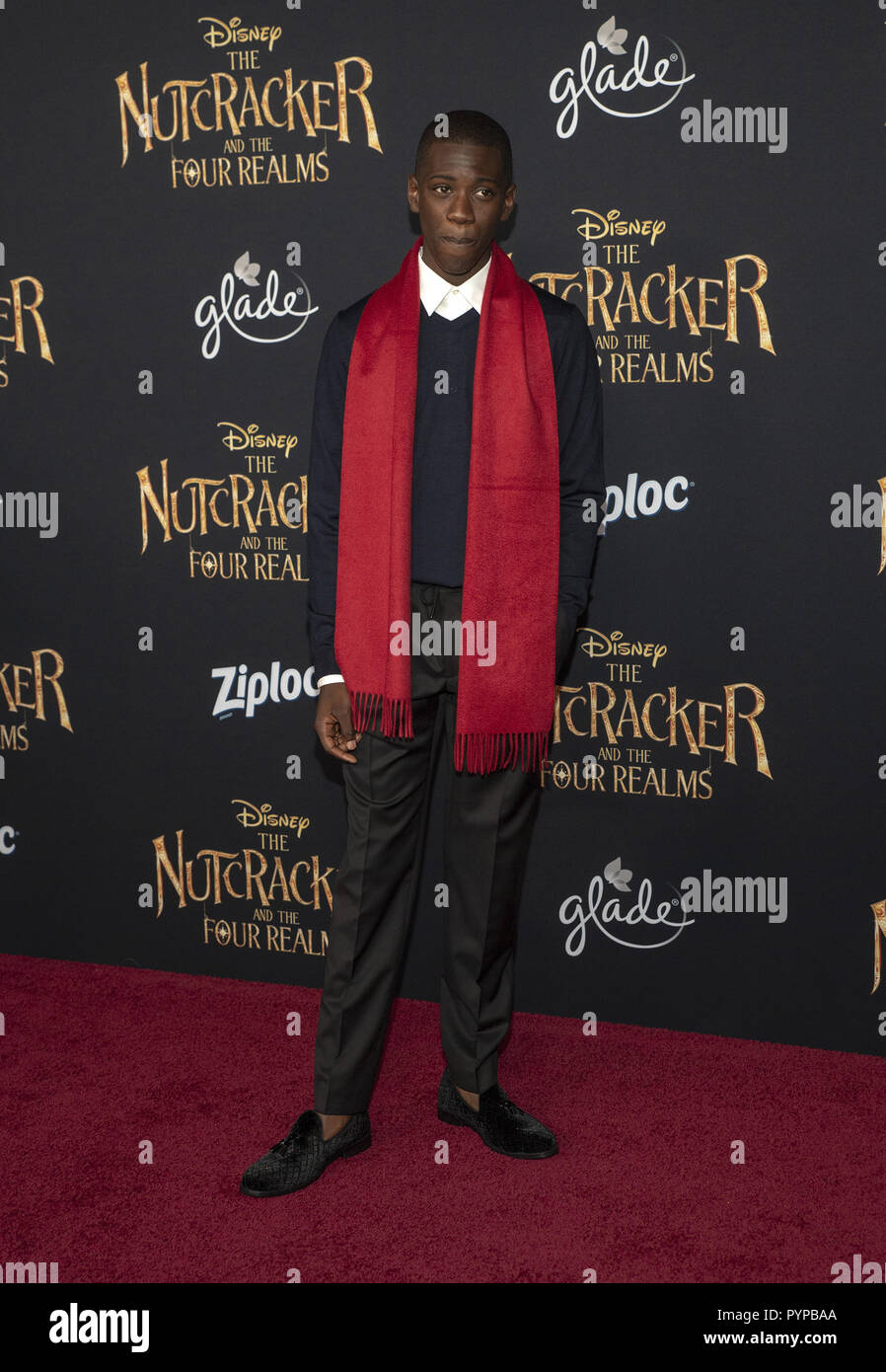 LOS ANGELES, CA - OCTOBER 29: Jayden Fowora-Knight, at the Premiere Of ...