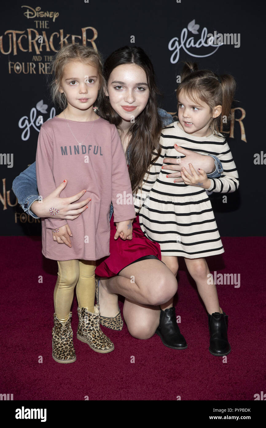 Los Angeles, Ca, USA. 29th Oct, 2018. Mila Stauffer, Kaitlin Stauffer ...
