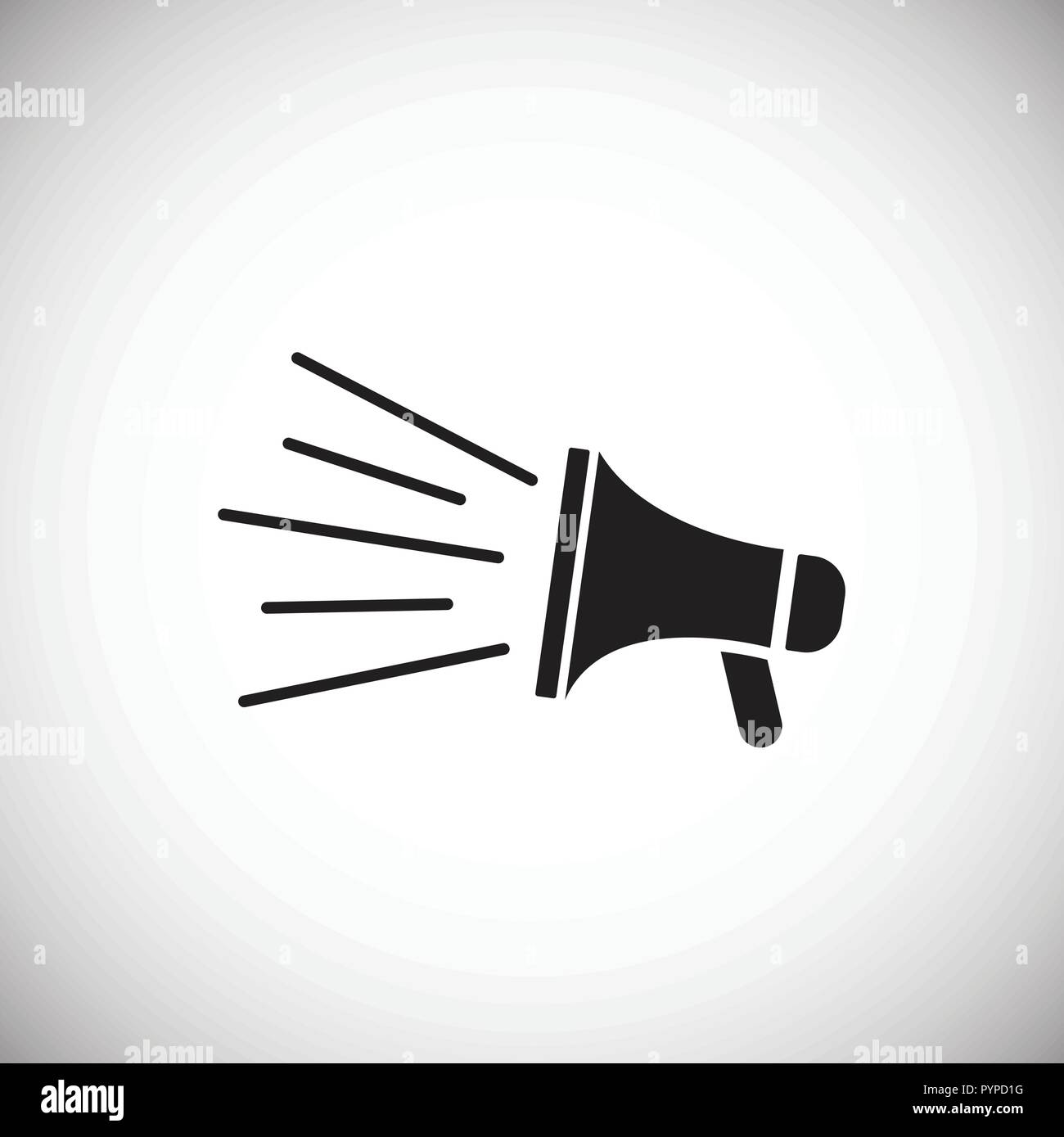Social communication voice amplifier on white background Stock Vector ...
