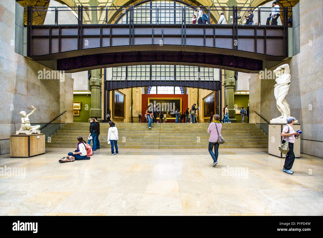France,Paris,the entrance of the D'Orsay museum Stock Photo - Alamy