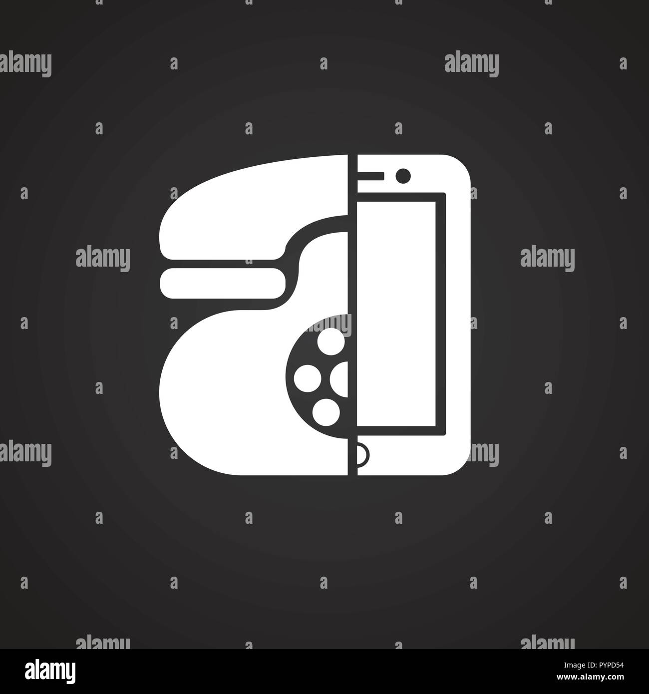 Old tech and new tech Stock Vector Images - Alamy