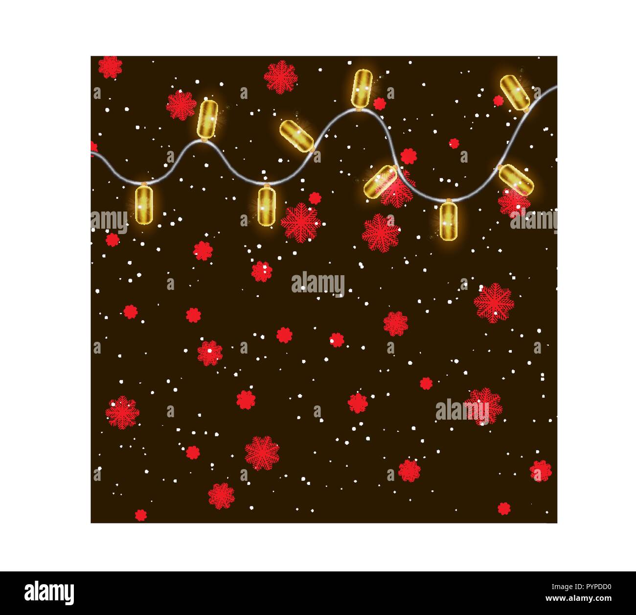 Luminous christmas decor Stock Vector Images - Alamy