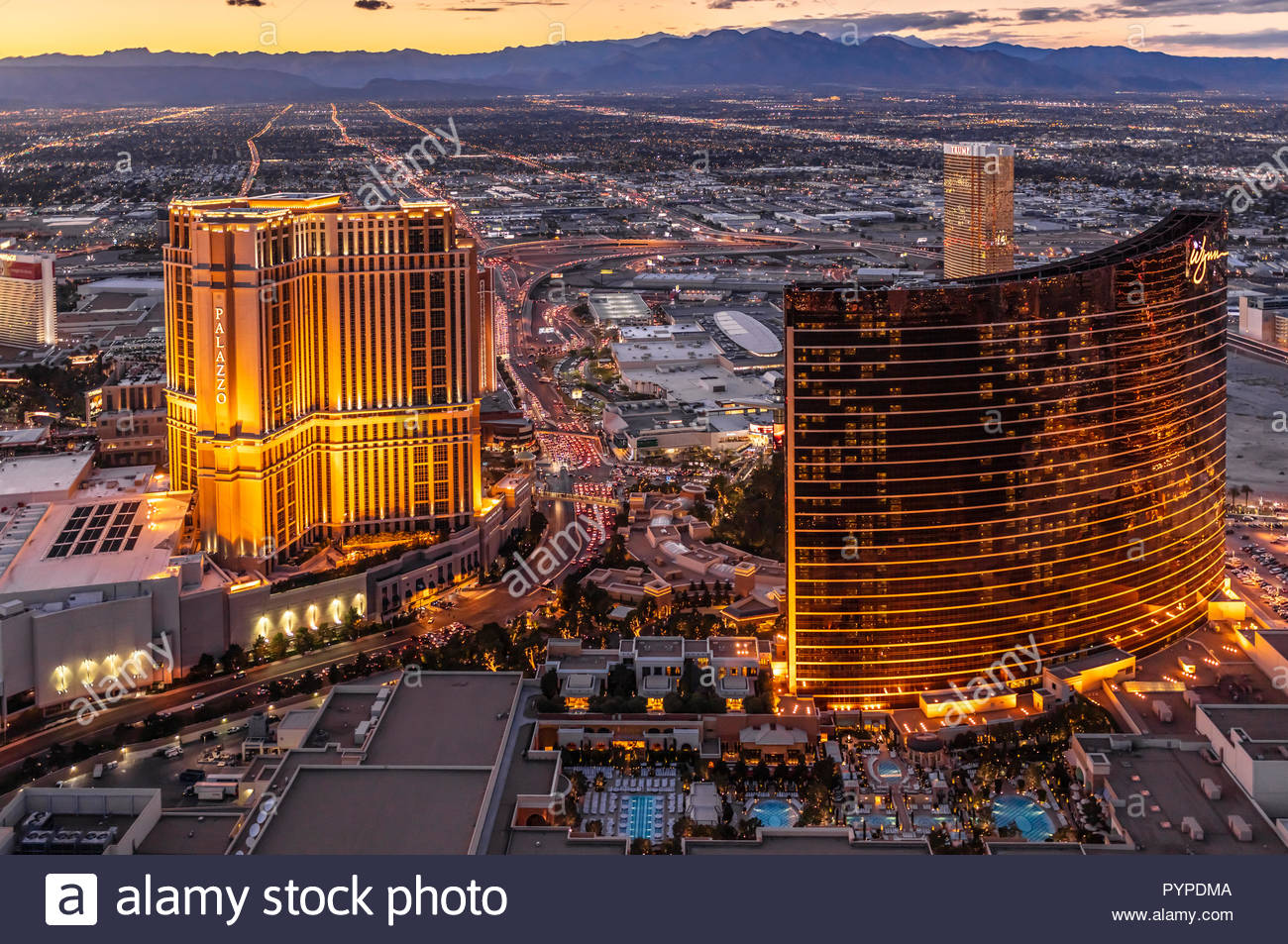 Wynn Las Vegas Aerial View