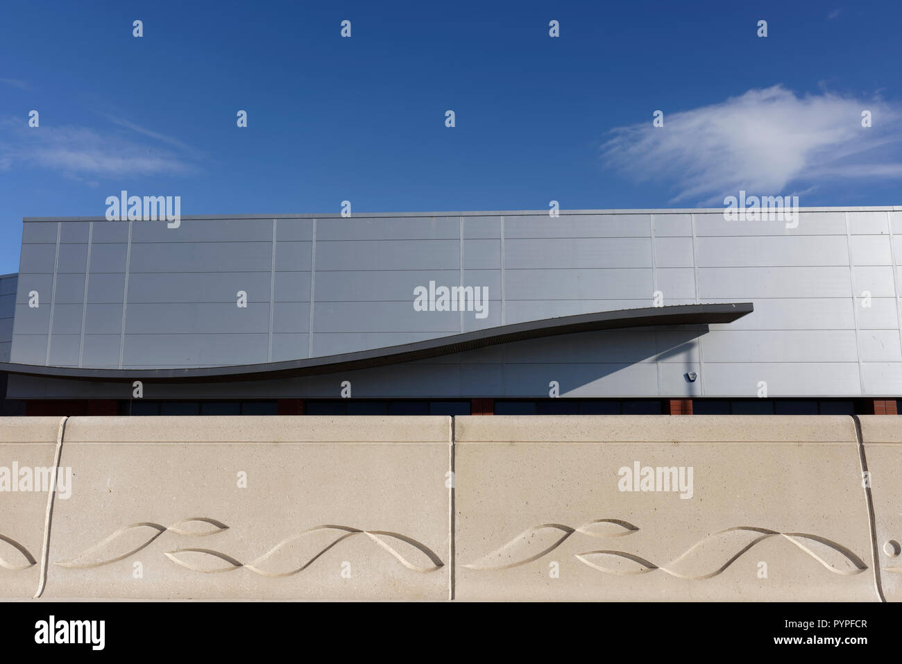 Precast concrete sea wall panels, cleveleys coastal flood defences, and ...