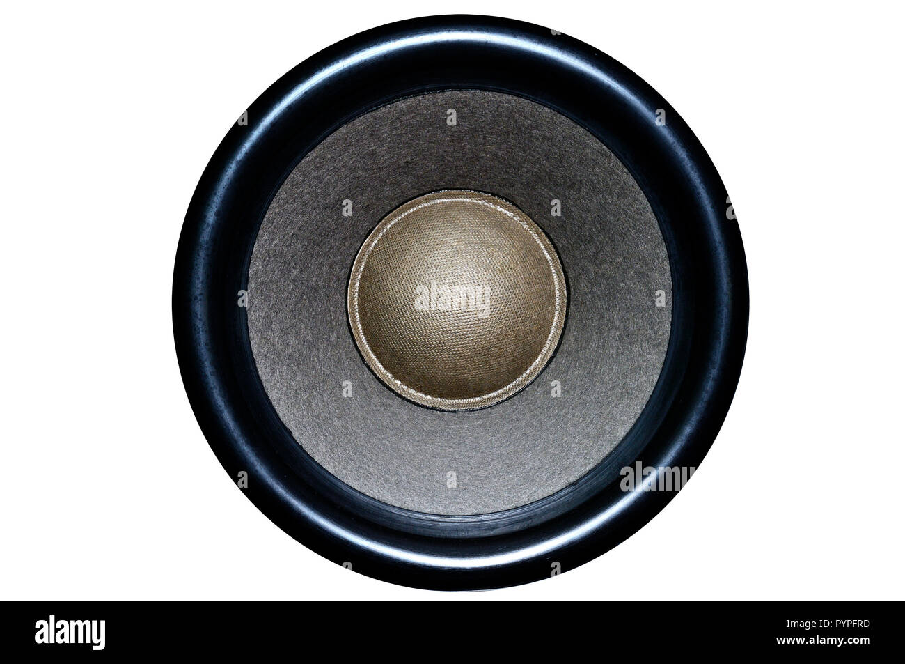 Large speaker from speakers on an isolated background for design work ...