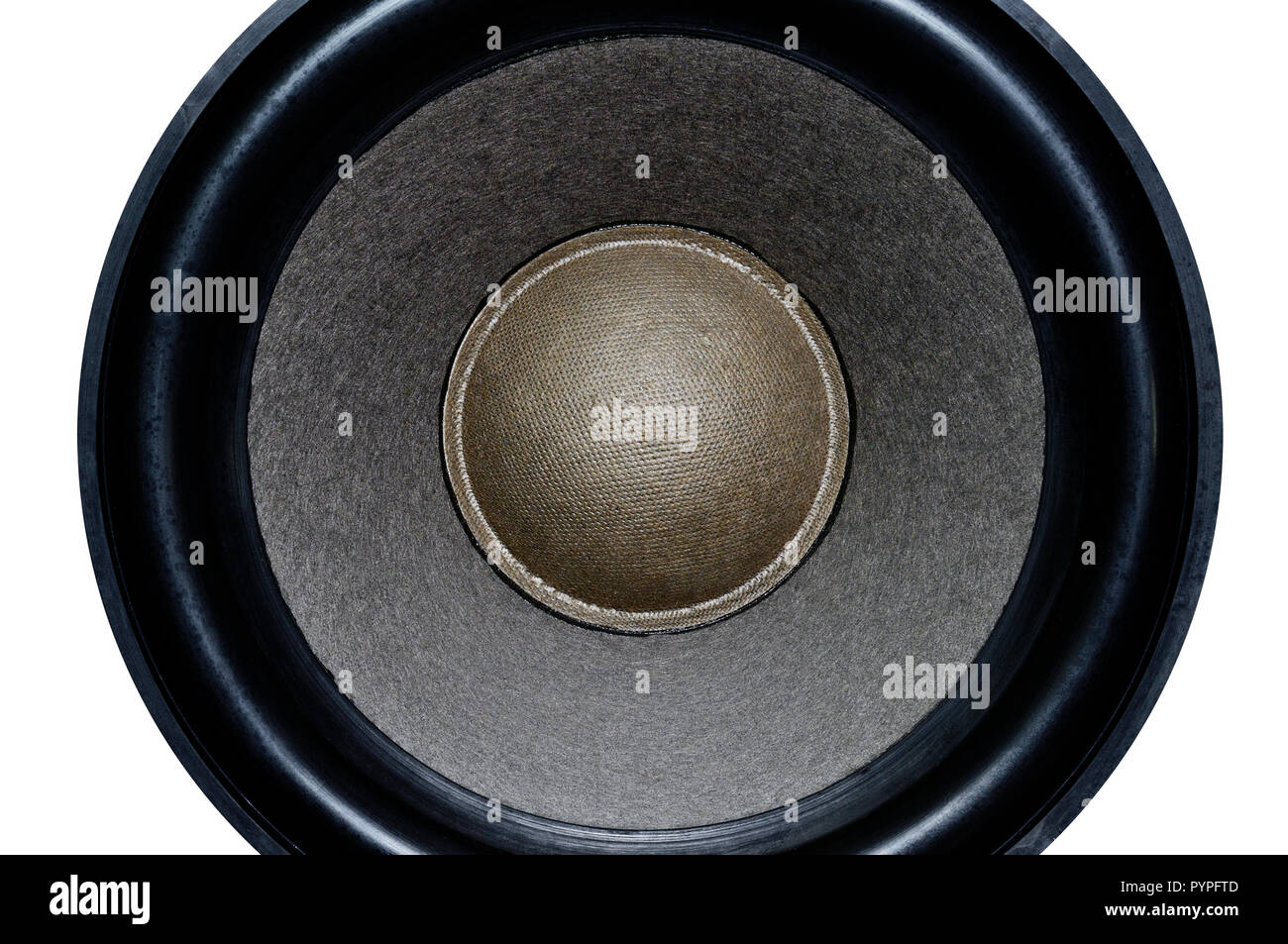 Large speaker from speakers on an isolated background for design work ...