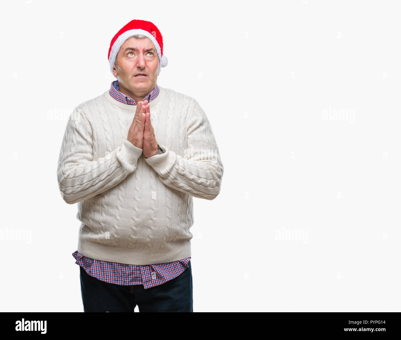 Emotional mature man wearing Cut Out Stock Images & Pictures - Alamy