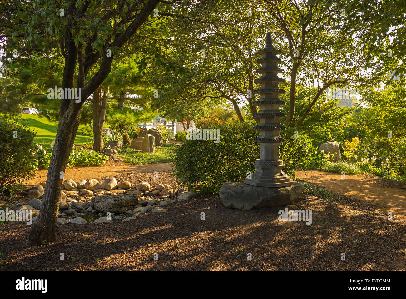 Robert D. Ray Asian Gardens, Chinese pavilion, Muto Recreation Area ...