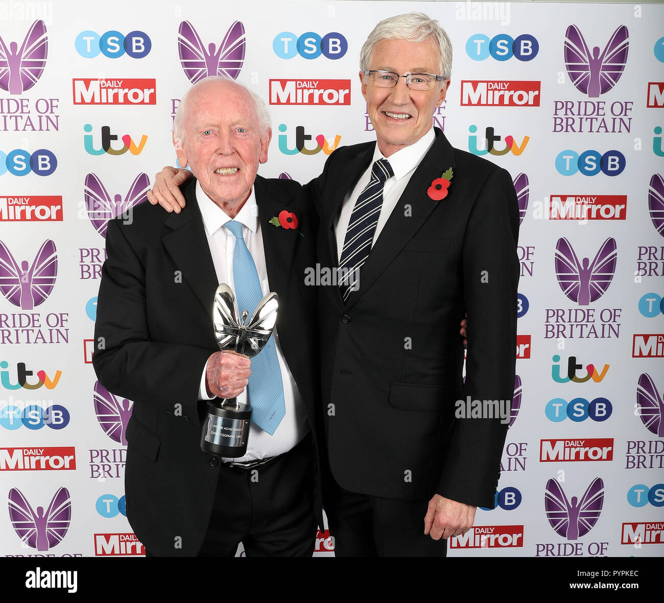 Lifetime Achievement award winner Eddie O'Gorman OBE (left) with Paul O ...