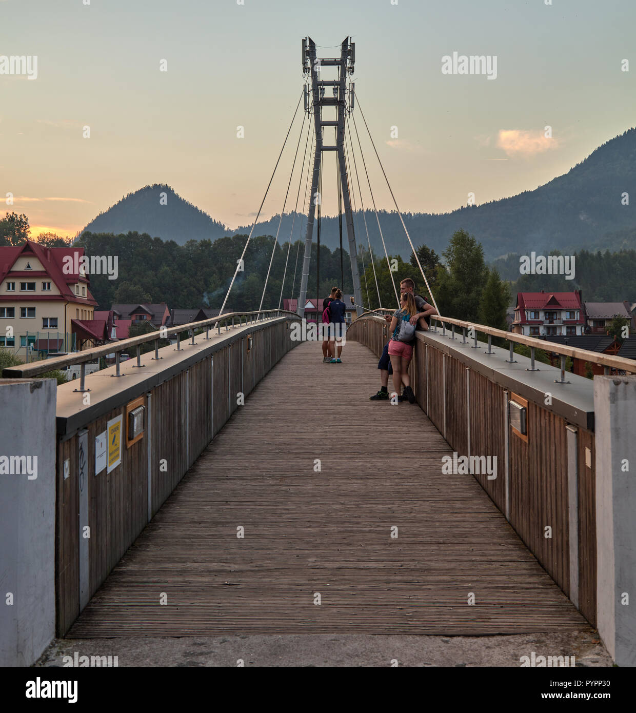 Bridge between poland and slovakia hi-res stock photography and images ...
