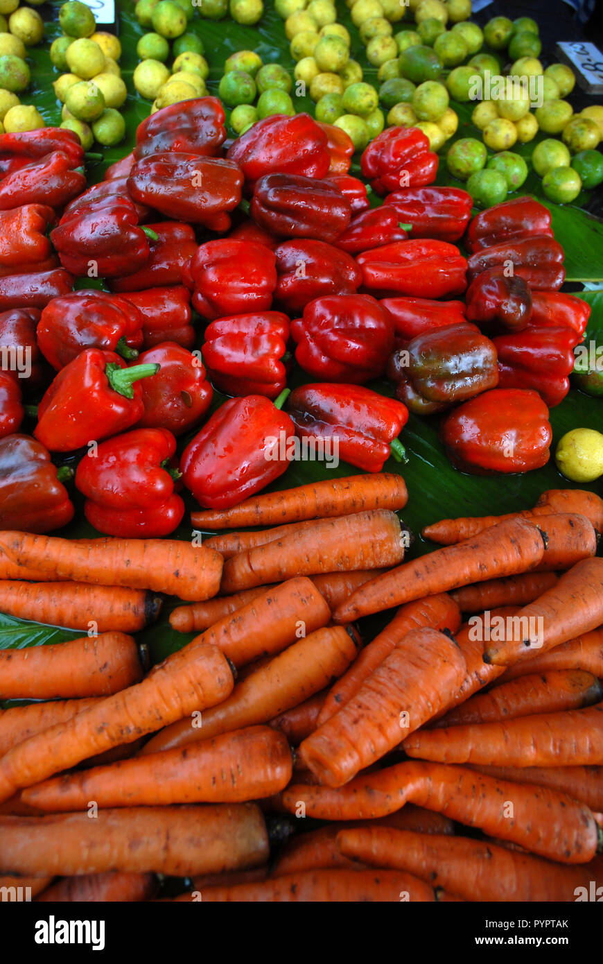 Vegetables at Boroko market, Port Moresby, Papua New Guinea Stock Photo ...