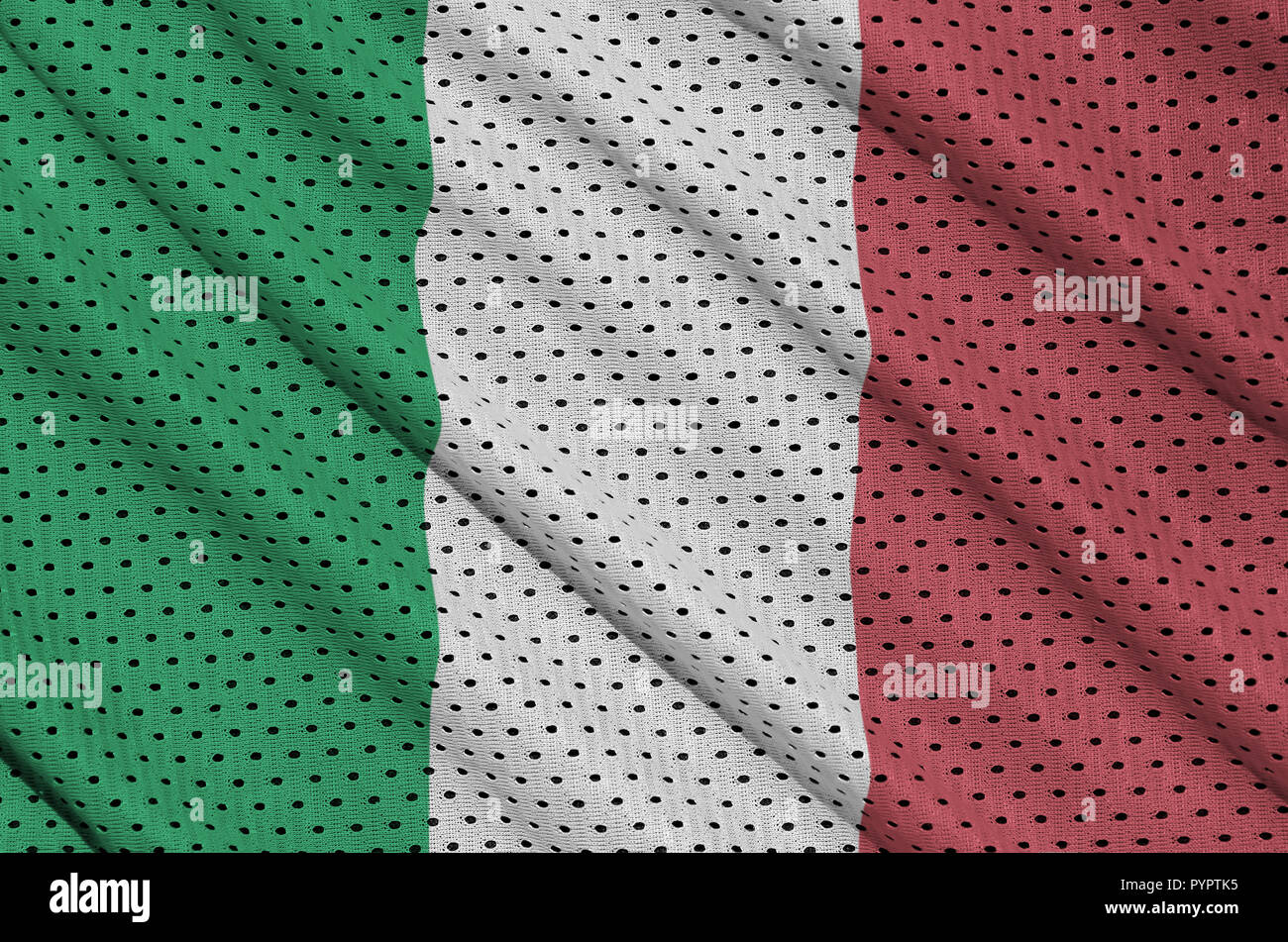 Italy flag wave effect hi-res stock photography and images - Alamy