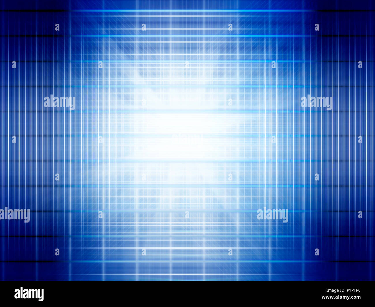 Abstract background of technology concept with glowing structural blue ...