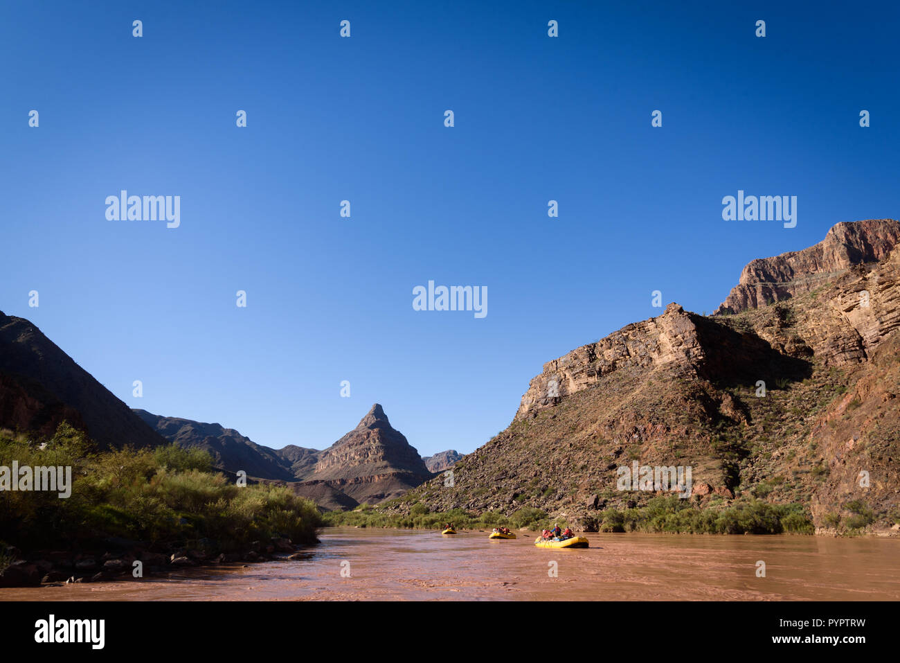 Diamond Peak. Rafting the Colorado River, Grand Canyon National Park ...