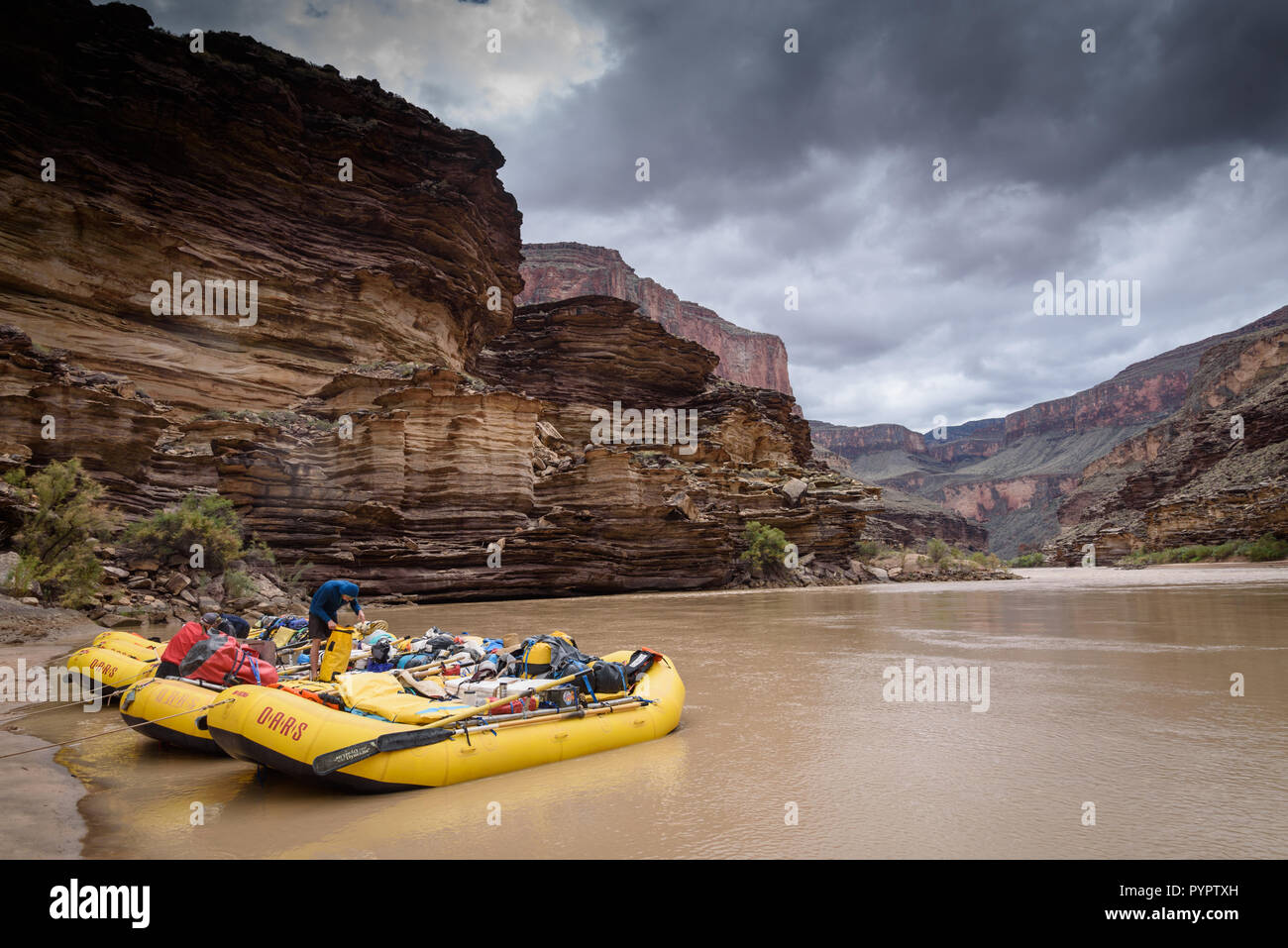Rafting the Colorado River, Grand Canyon, Arizona, USA Stock Photo - Alamy