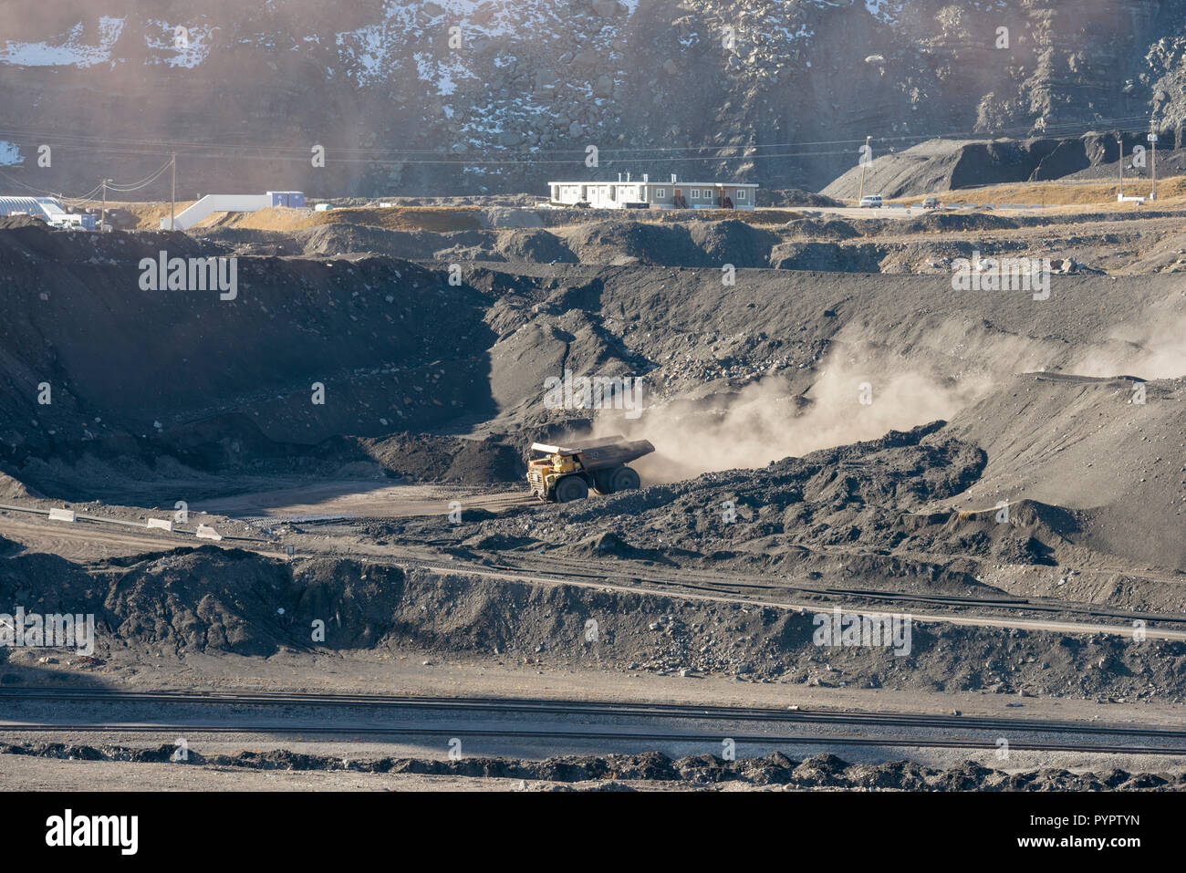 Luscar Mine at Cadomin Alberta Stock Photo - Alamy