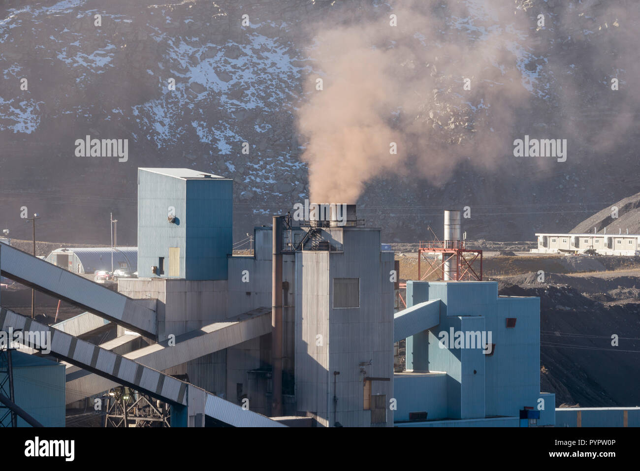 Luscar Mine at Cadomin Alberta Stock Photo - Alamy