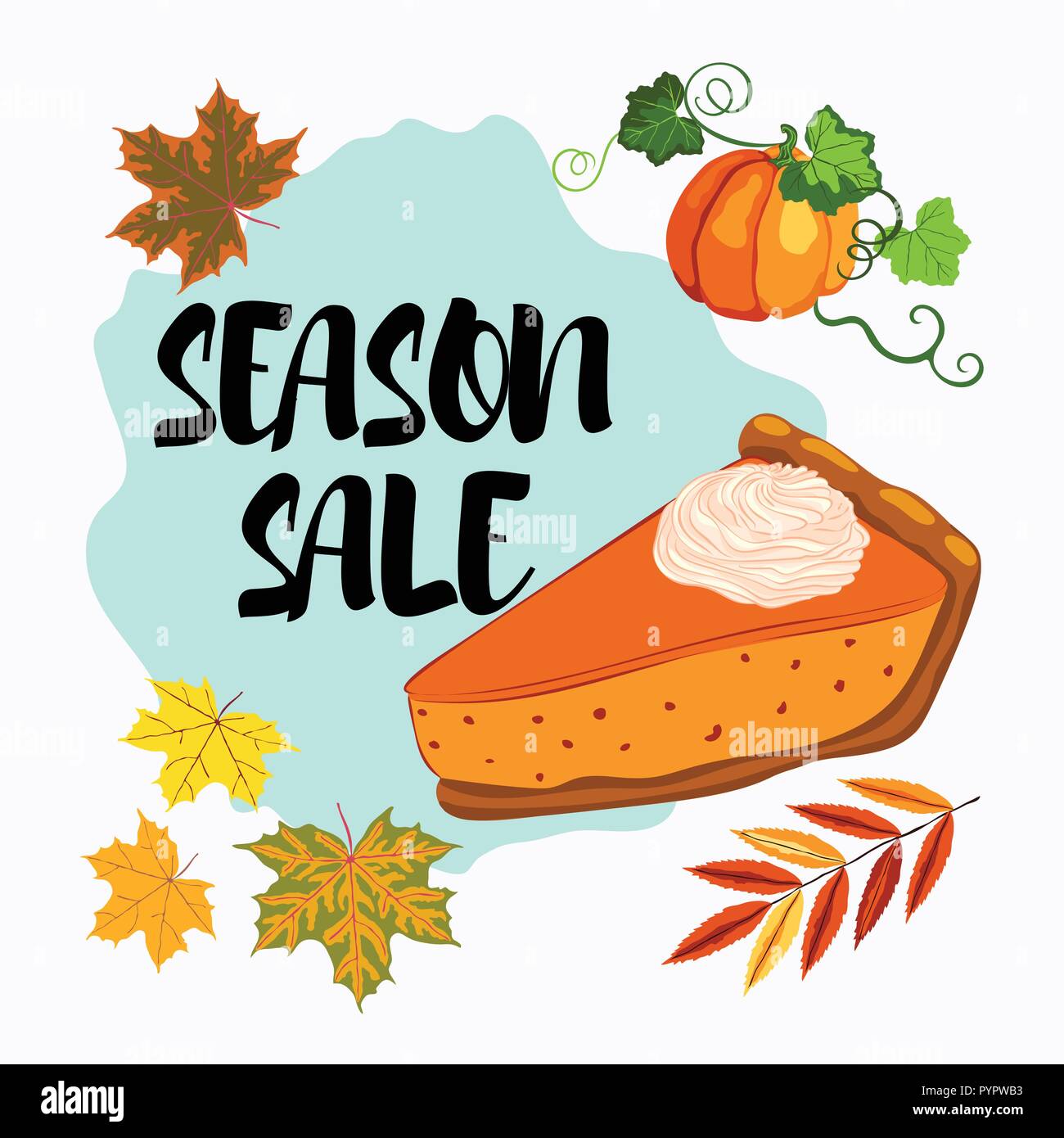 Fall holiday design Stock Vector Images - Alamy