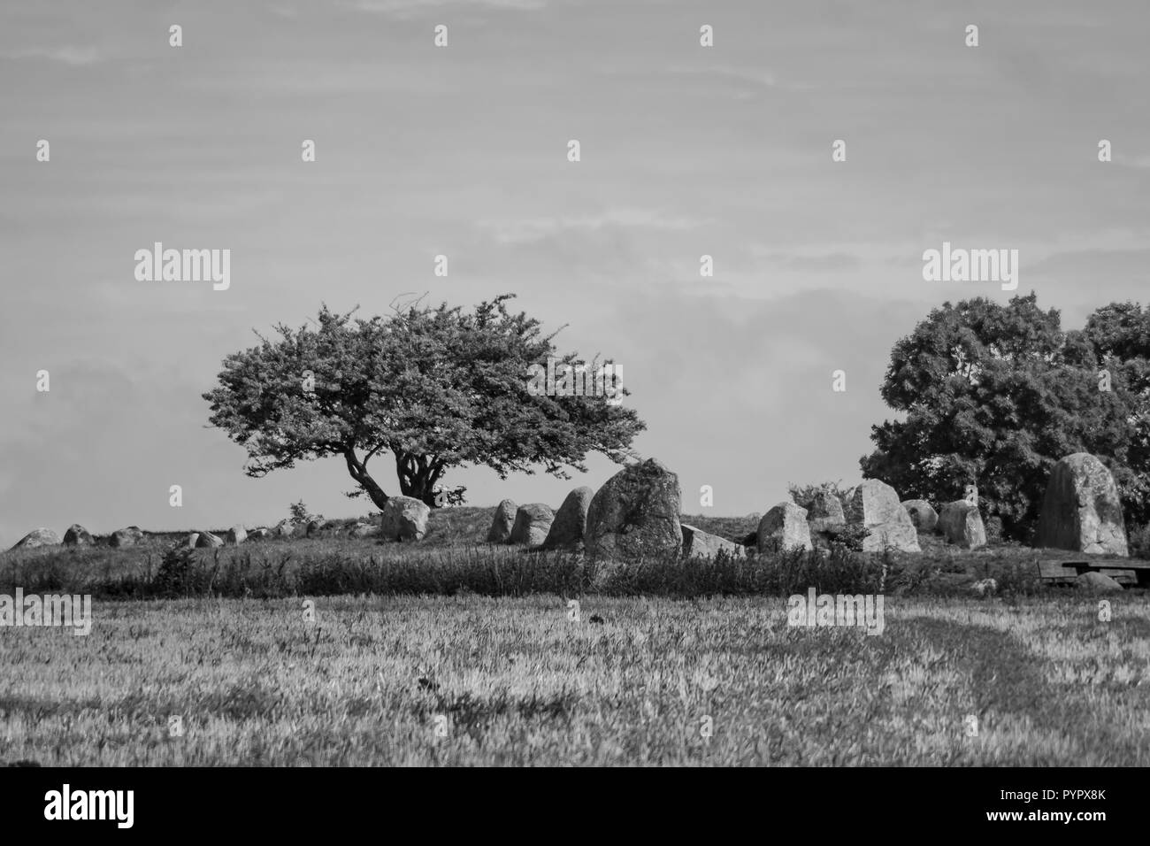 Dolmen germany Black and White Stock Photos & Images - Alamy