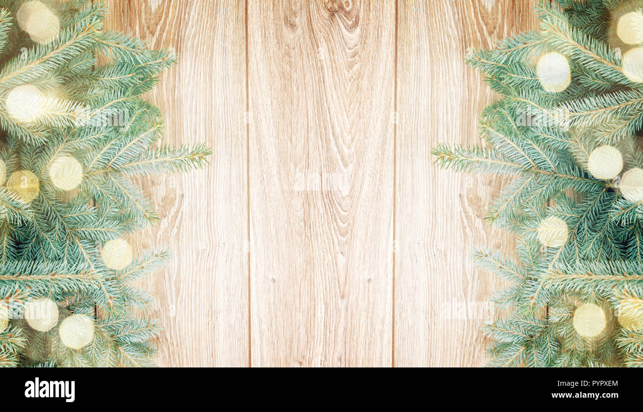 fir tree border Stock Photo - Alamy