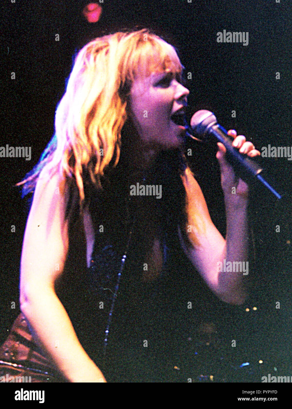 JUNE 17: Terri Nunn of Berlin performs at Lakewood Amphitheatre in ...