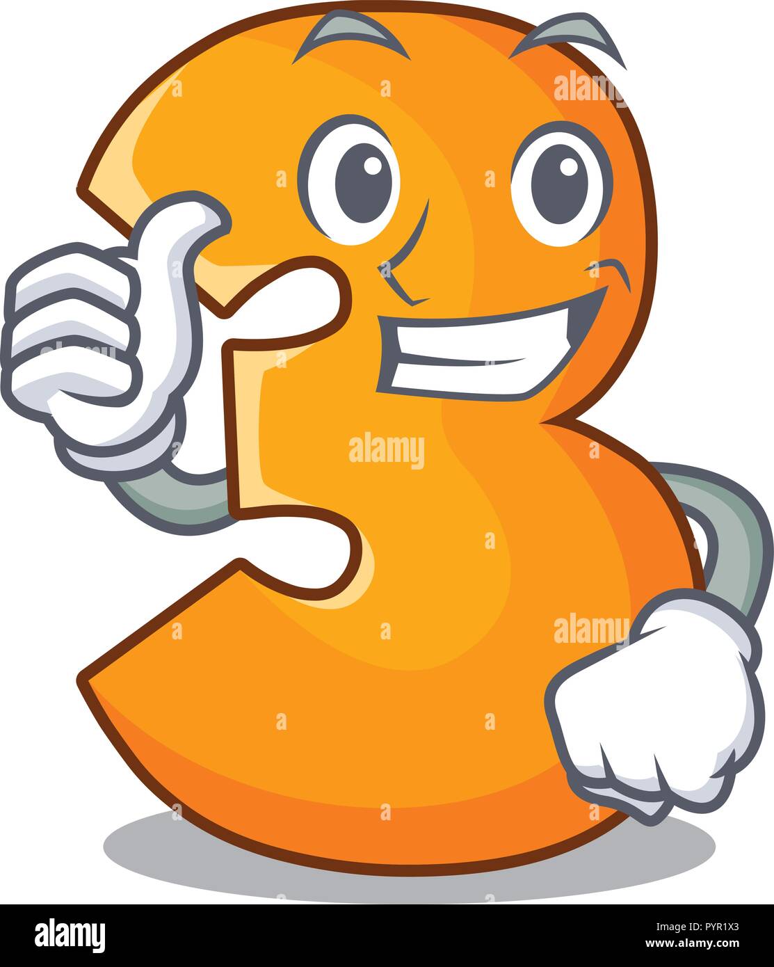 Hand thumb up wall day Stock Vector Images - Alamy