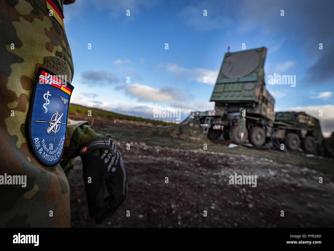 Norwegian and German military personnel train with a PATRIOT surface to ...