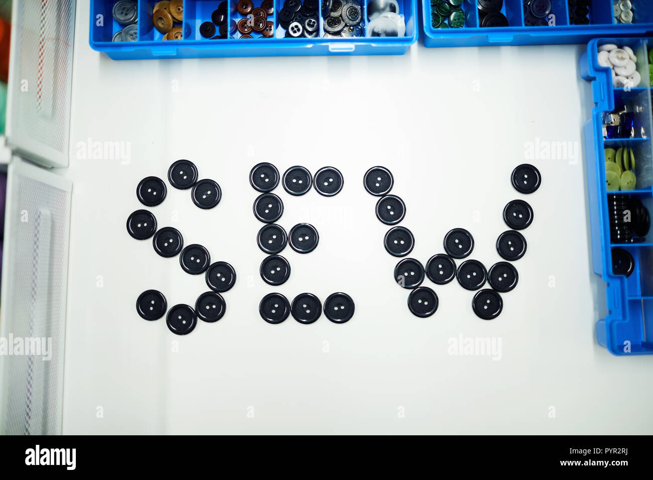 Top view black word hi-res stock photography and images - Alamy