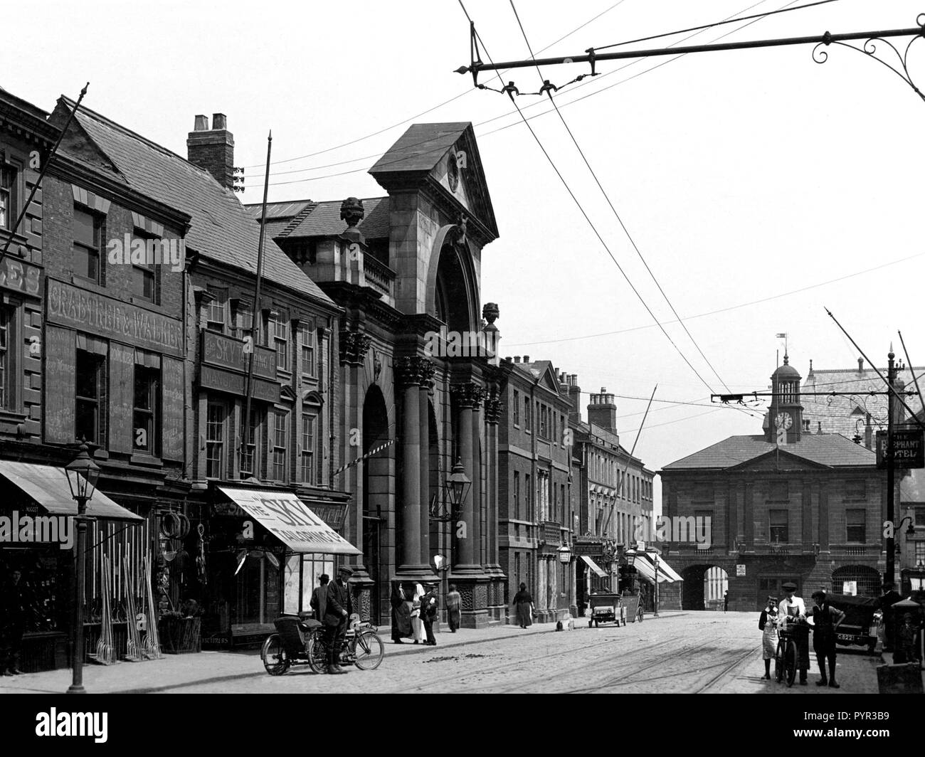 Pontefract market Black and White Stock Photos & Images - Alamy
