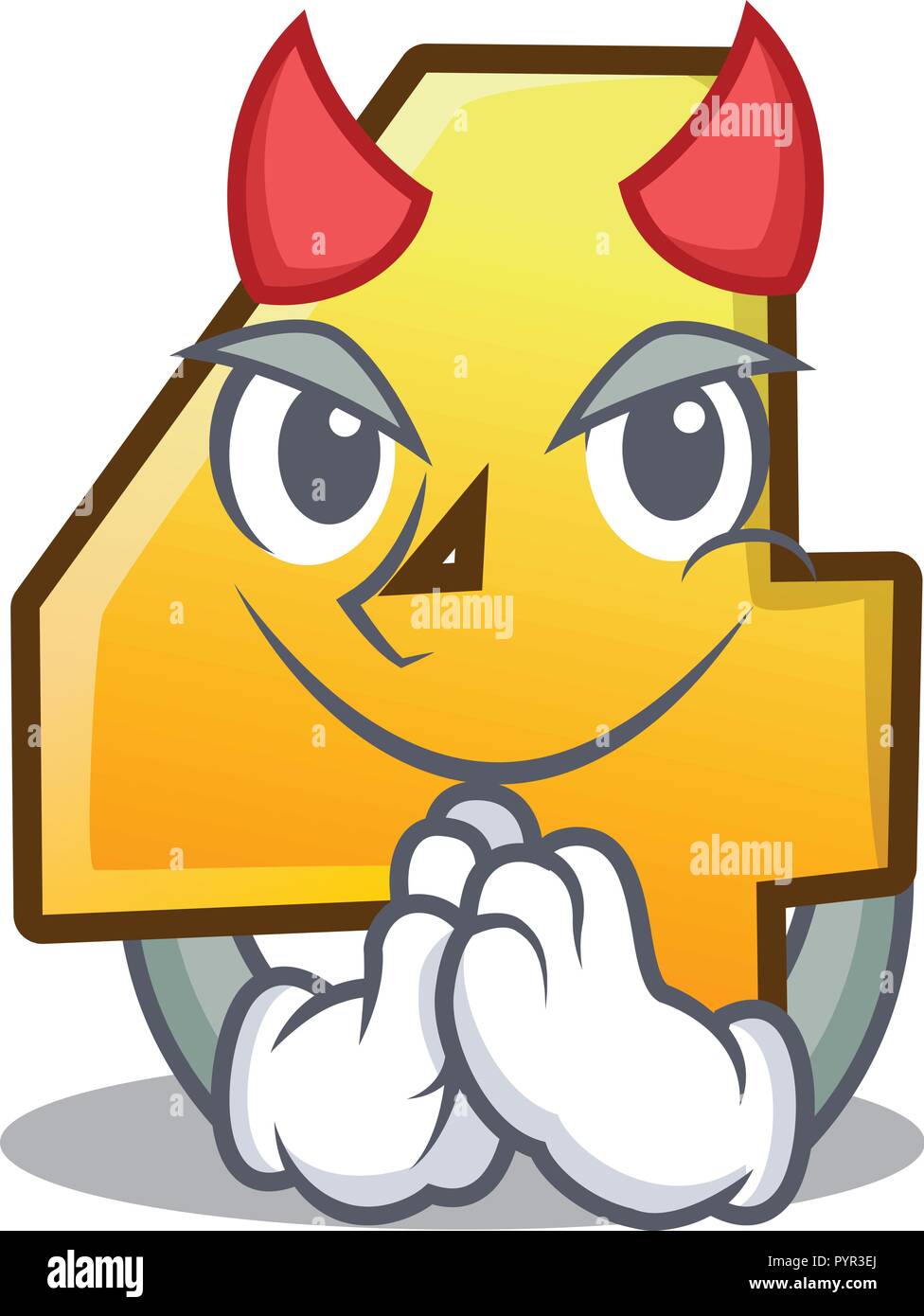 Cartoon illustration number four monster hi-res stock photography and ...