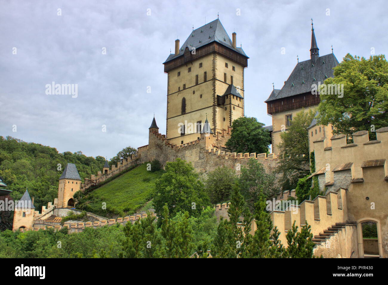 Czech nobility medieval gothic architecture prague hi-res stock ...