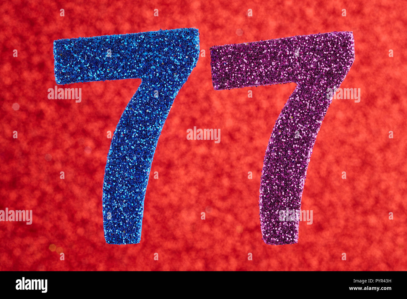 77 years birthday hi-res stock photography and images - Alamy