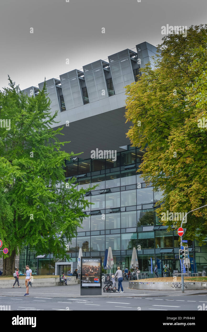 University management SuperC, RWTH, Templar's ditch, Aachen, North ...