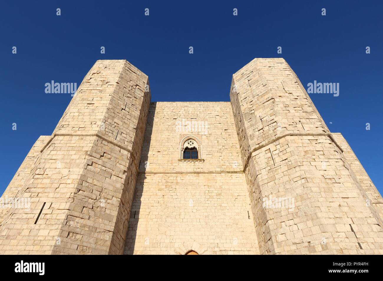 Castel Del Monte - landmark medieval castle in Apulia, Italy. UNESCO ...