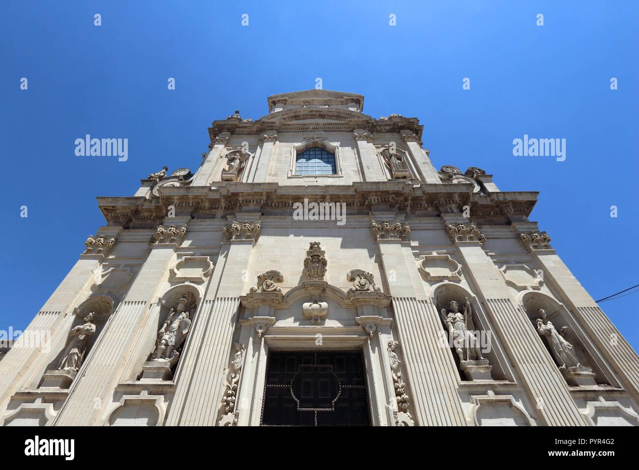 Lecce, Italy. Baroque church - Saint Mary of Providence (Santa Maria ...