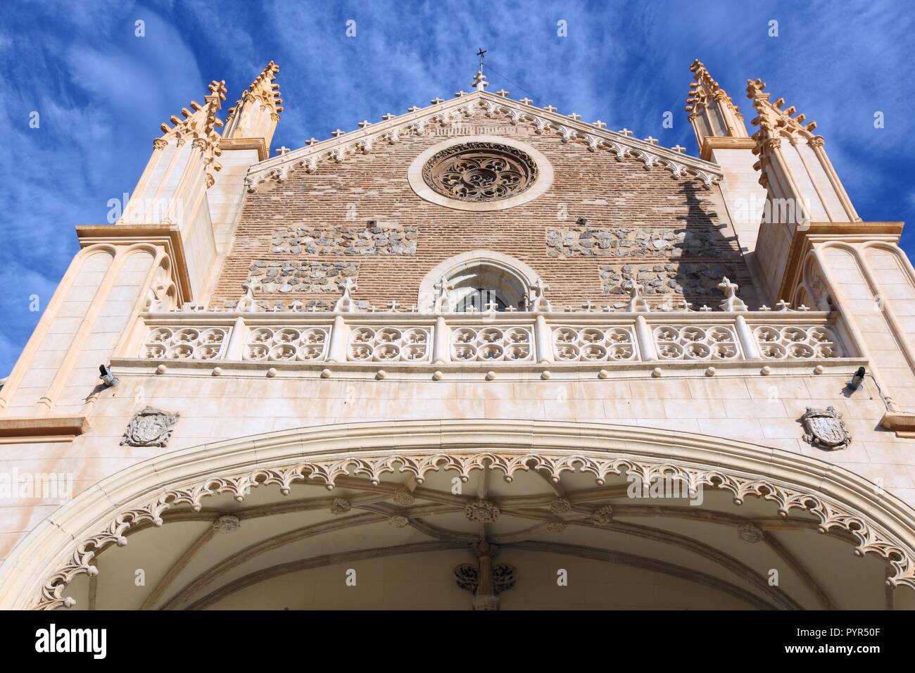 Madrid, Spain. Church of Saint Jerome (San Jeronimo el Real) in Retiro ...